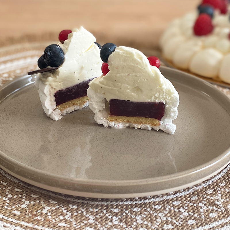 Pavlova fruits rouges (sans gluten) - Derval