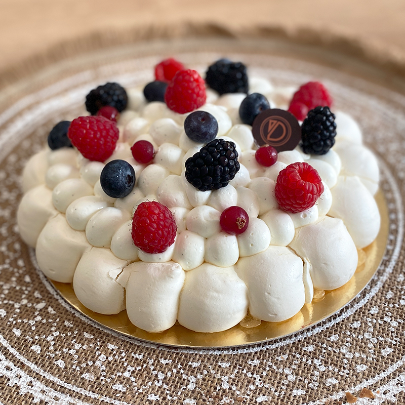 Pavlova fruits rouges (sans gluten) - Derval